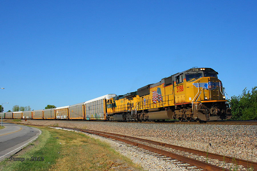 Southbound UP Auto Train